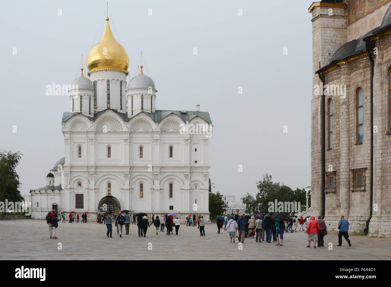 People tourists visitors in The Cathedral Square in front of The ...