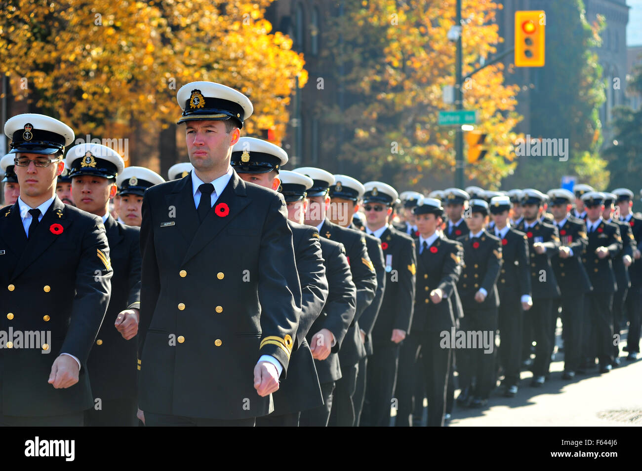 Canadian sailors marching hi-res stock photography and images - Alamy