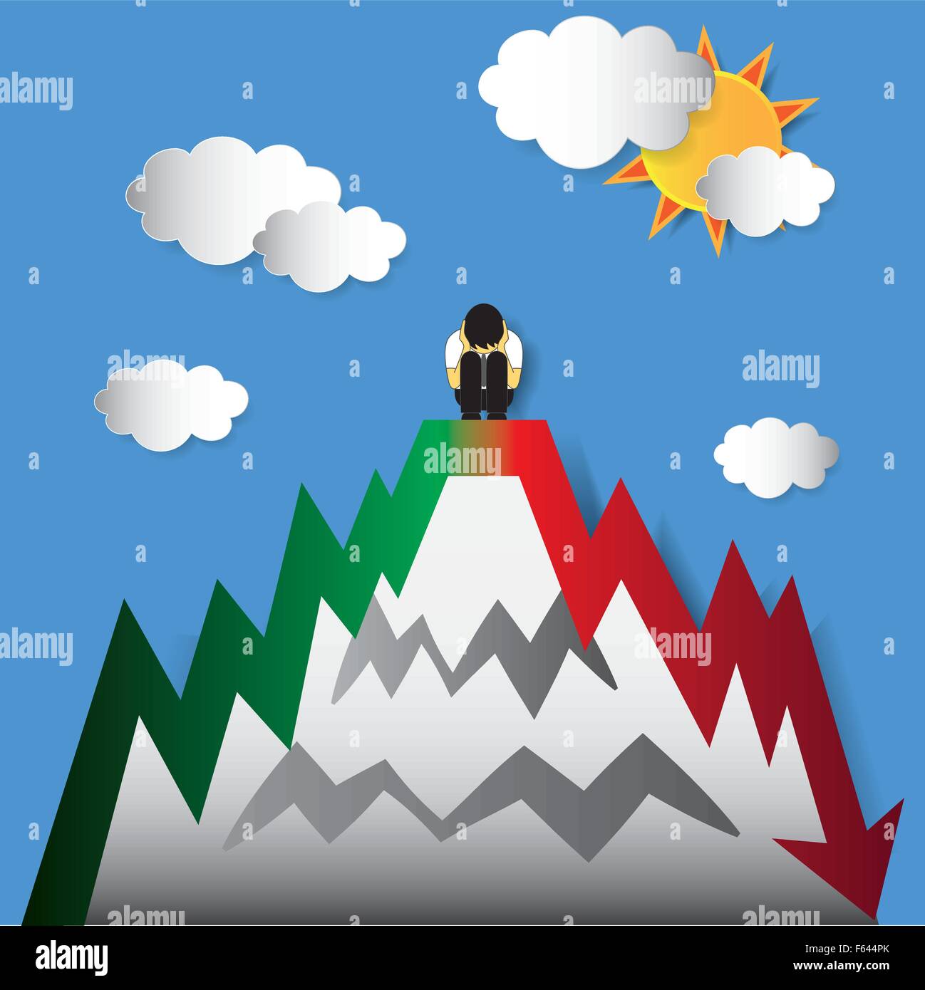 Stock market crash economic Stock Vector Images - Alamy