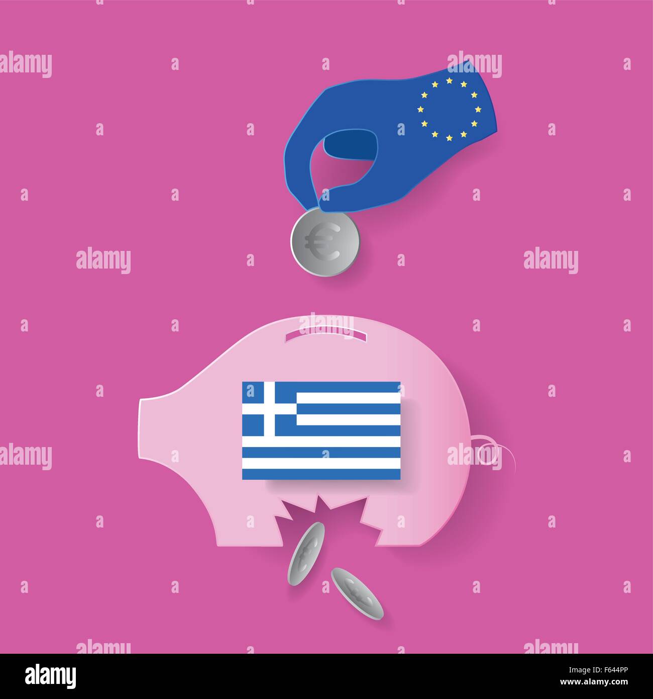 Greek recession Stock Vector Images - Alamy