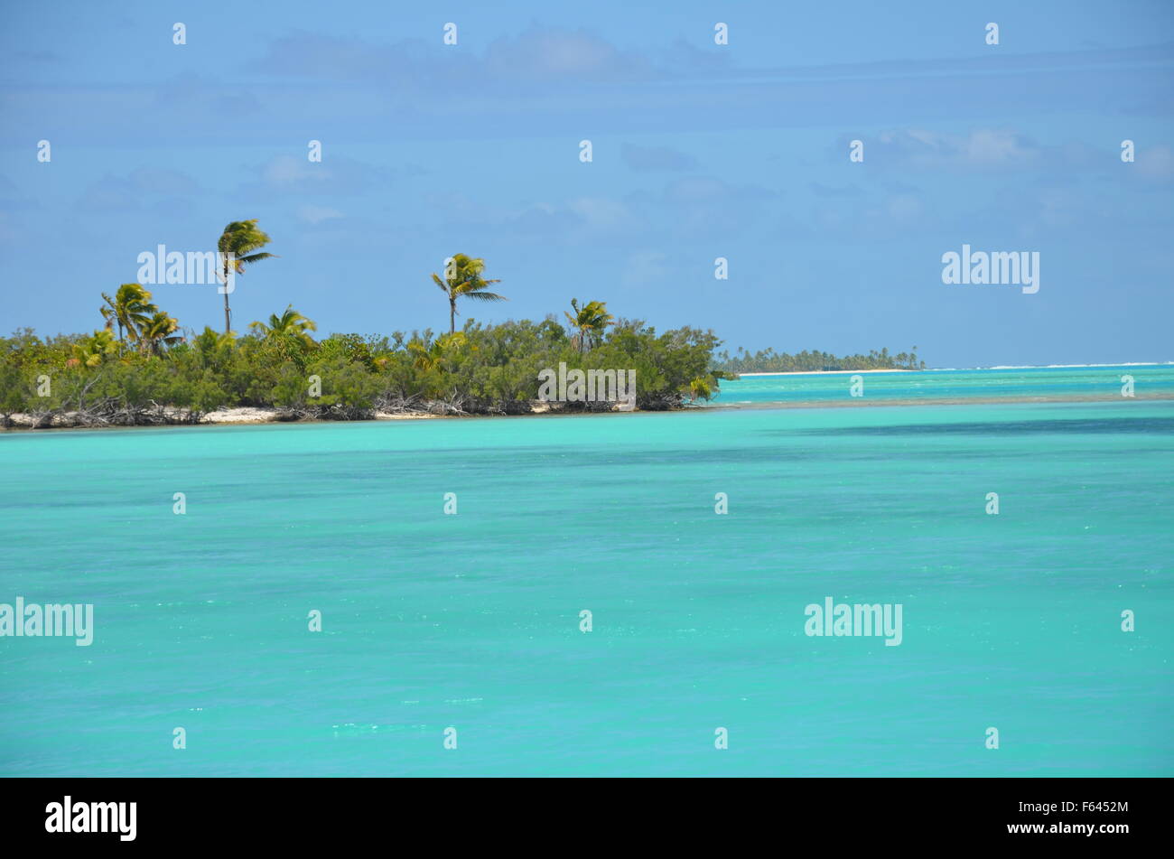 Aitutaki lagoon, the Cook Islands Stock Photo - Alamy