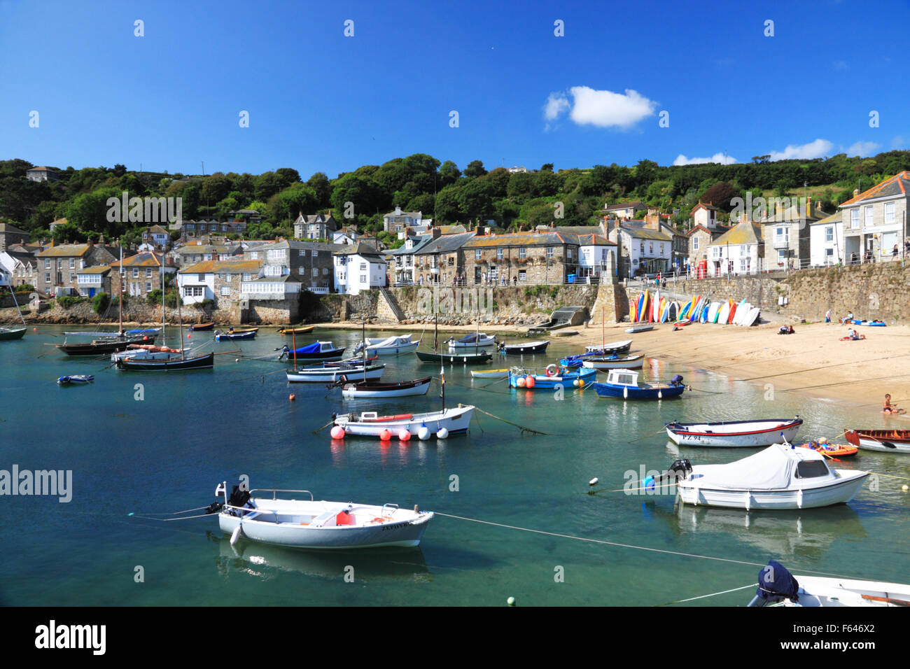 The harbour, Mousehole, Cornwall Stock Photo - Alamy