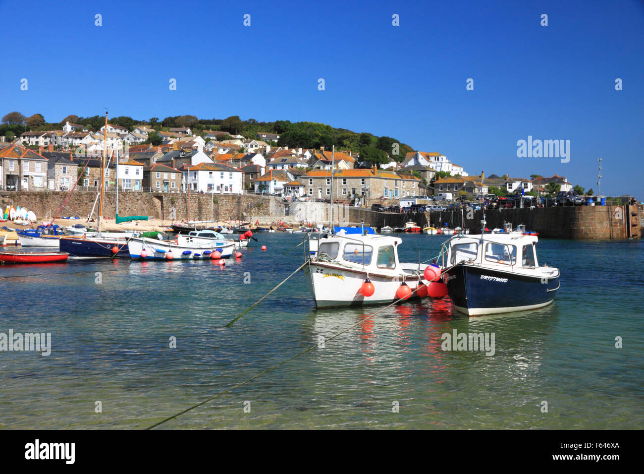 The harbour, Mousehole, Cornwall Stock Photo - Alamy