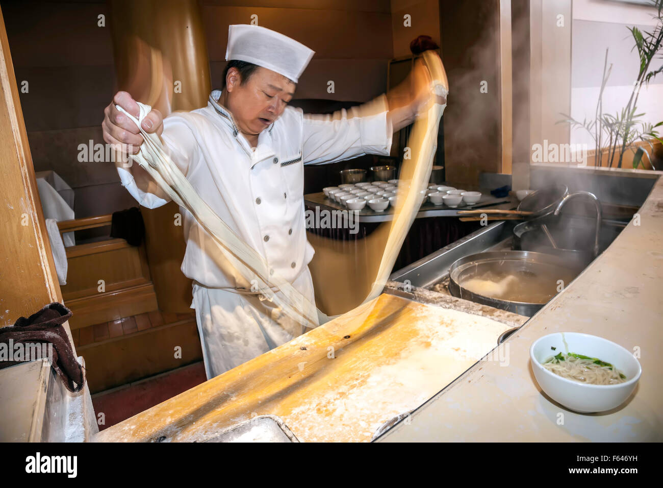 Chefs Cooking Noodles
