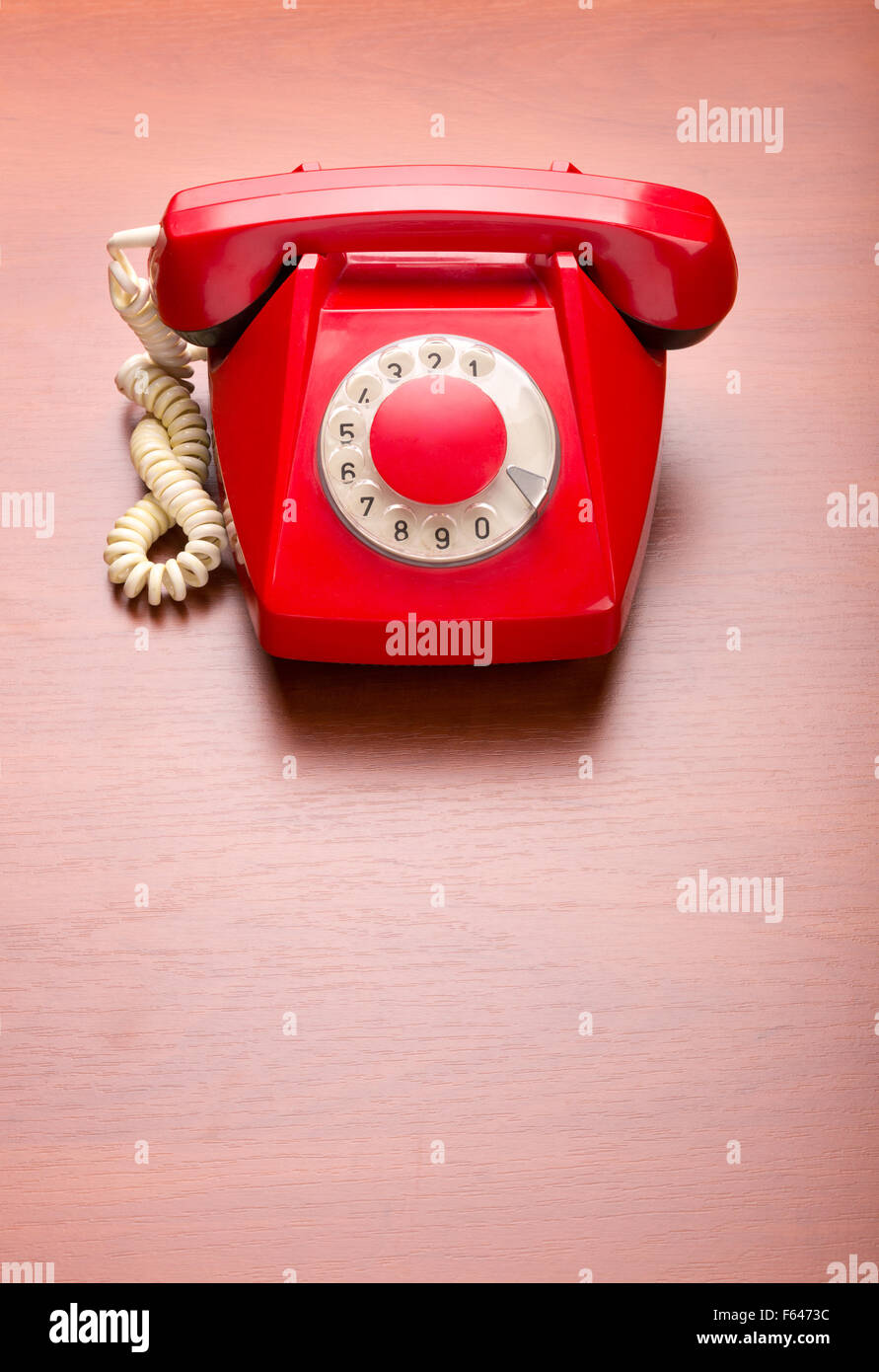 Old pink telephone rotary hi-res stock photography and images - Alamy