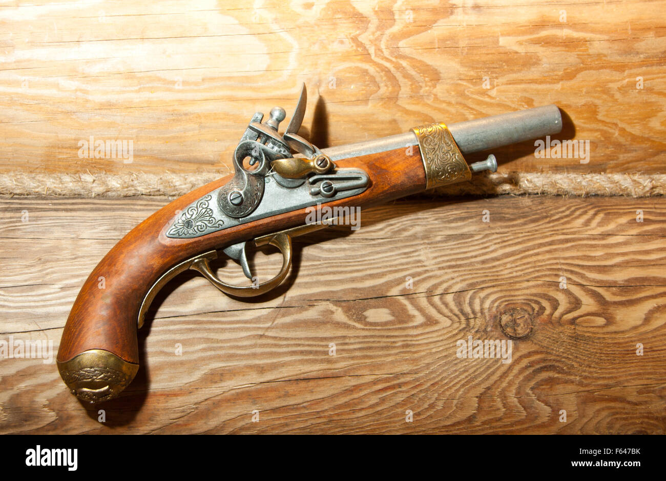 Wooden pistol hi-res stock photography and images - Alamy