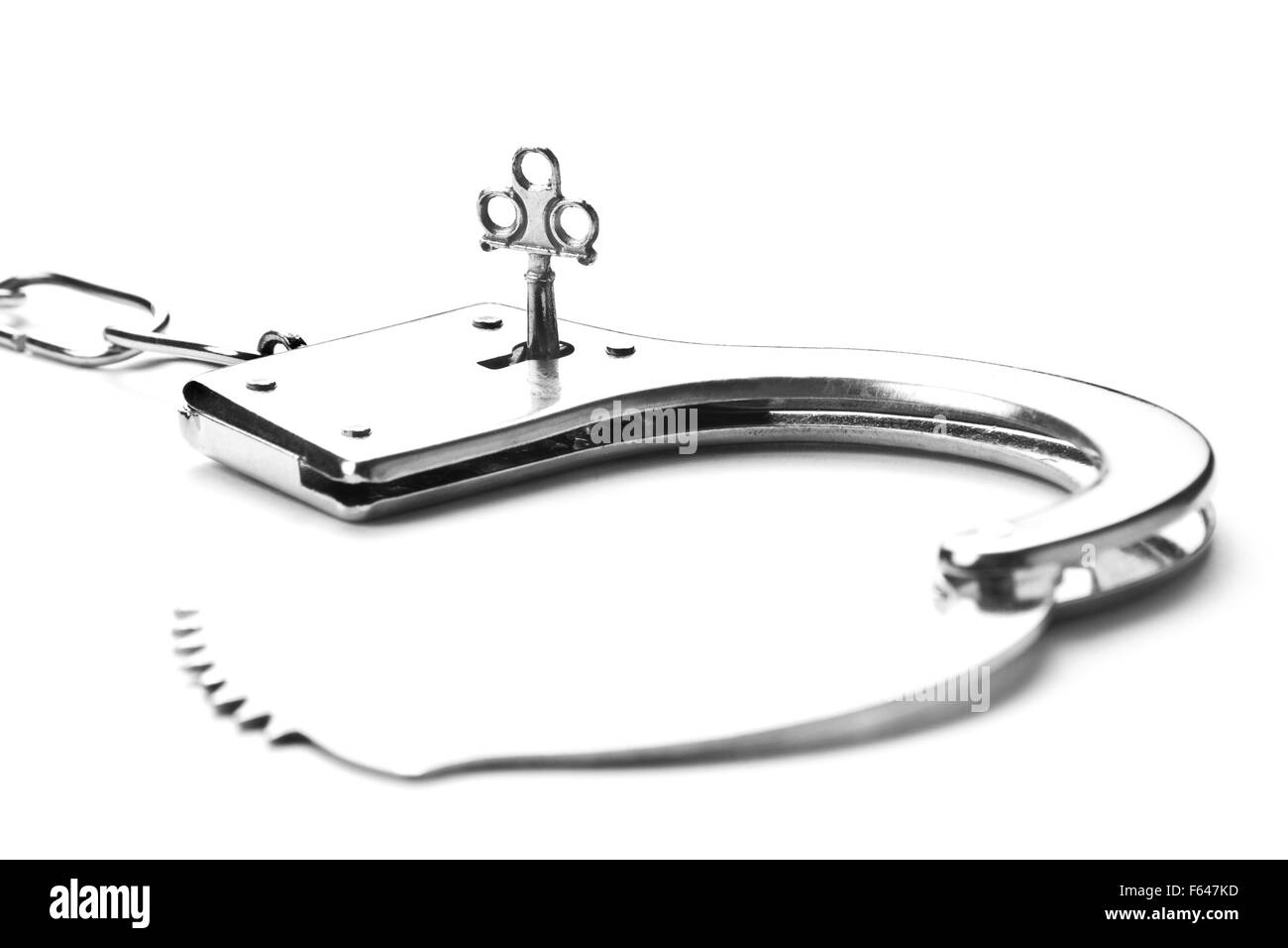 Handcuffs Black and White Stock Photos & Images - Alamy