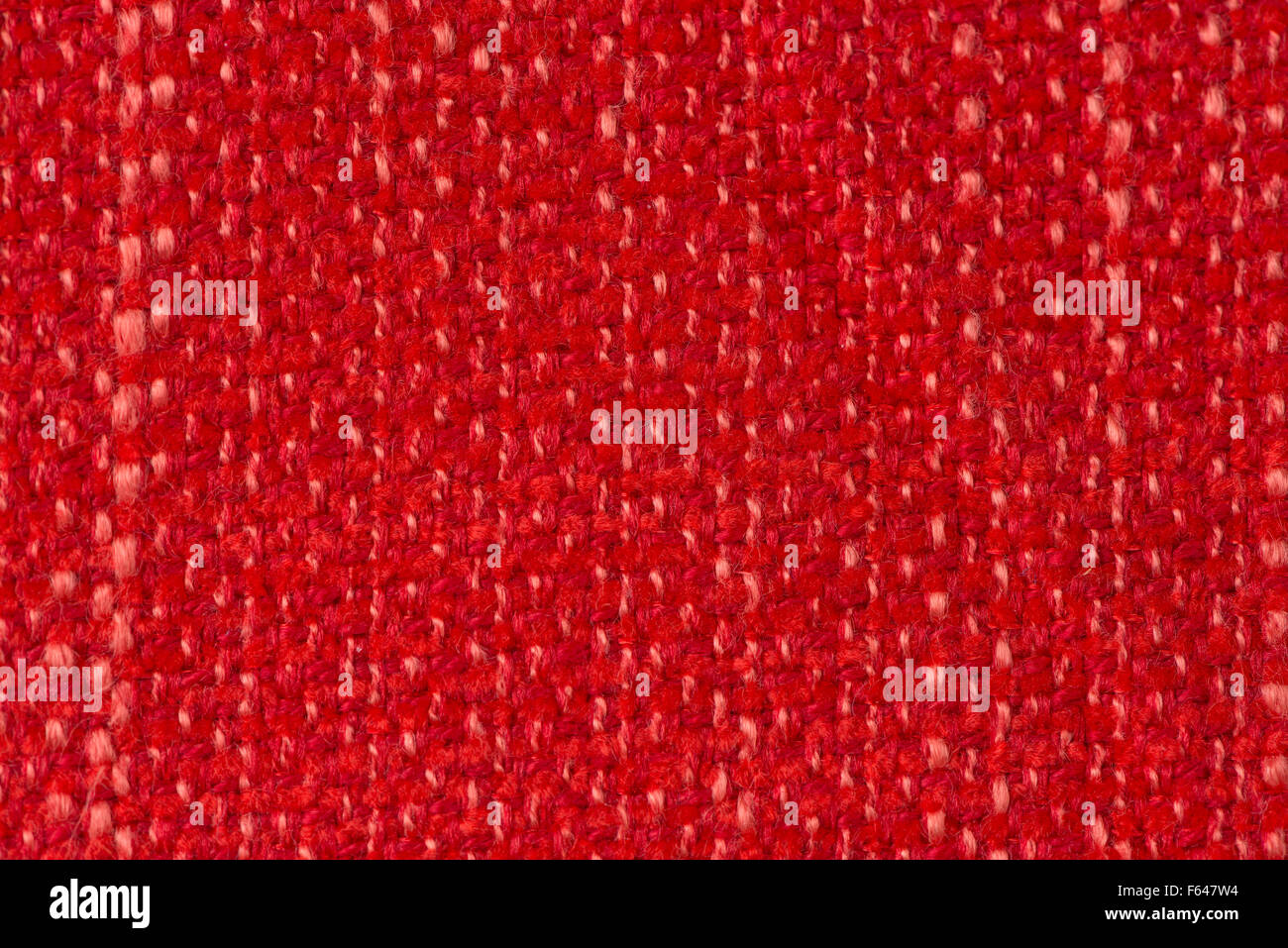 Closeup detail of red fabric texture background Stock Photo - Alamy