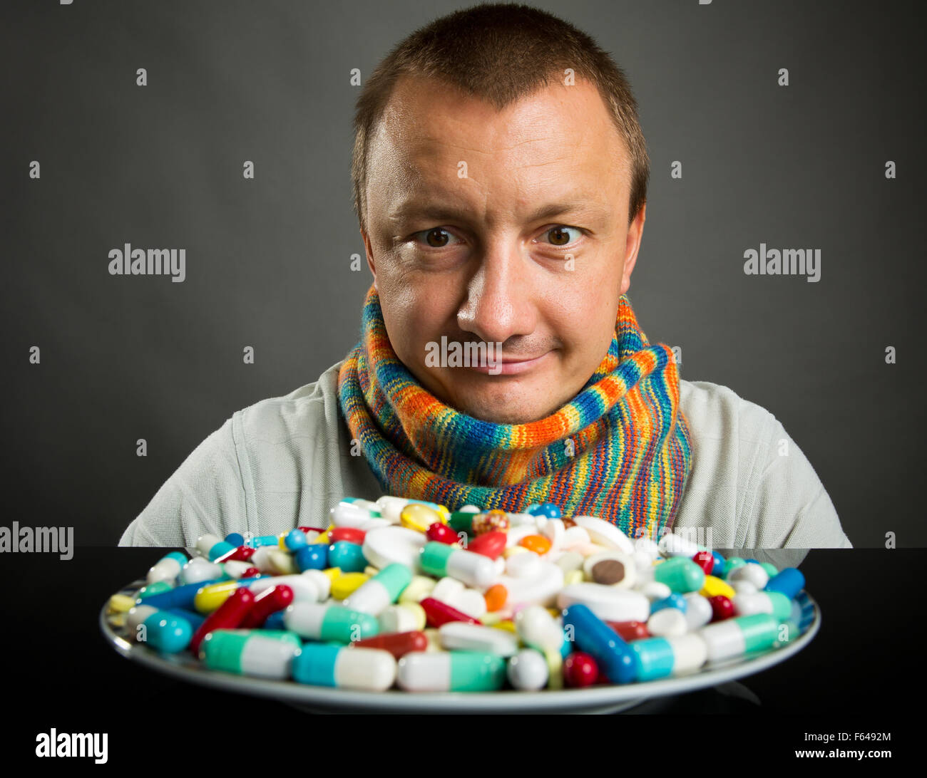 Man full plate hi-res stock photography and images - Alamy