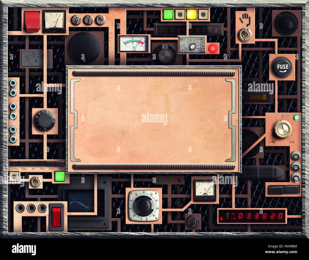 Vintage control panel hi-res stock photography and images - Alamy