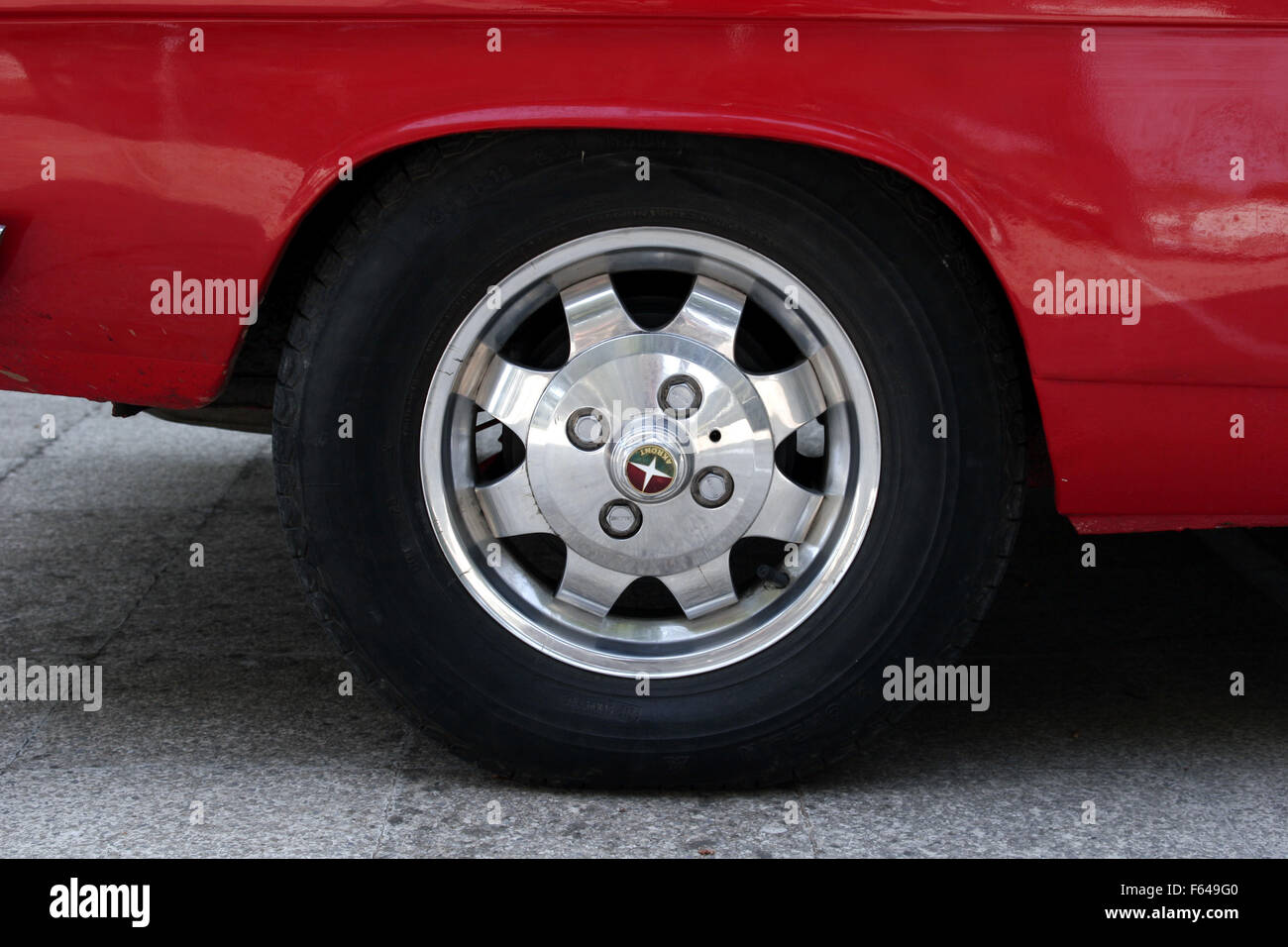 Siata 750 Turisa. Wheel Stock Photo - Alamy