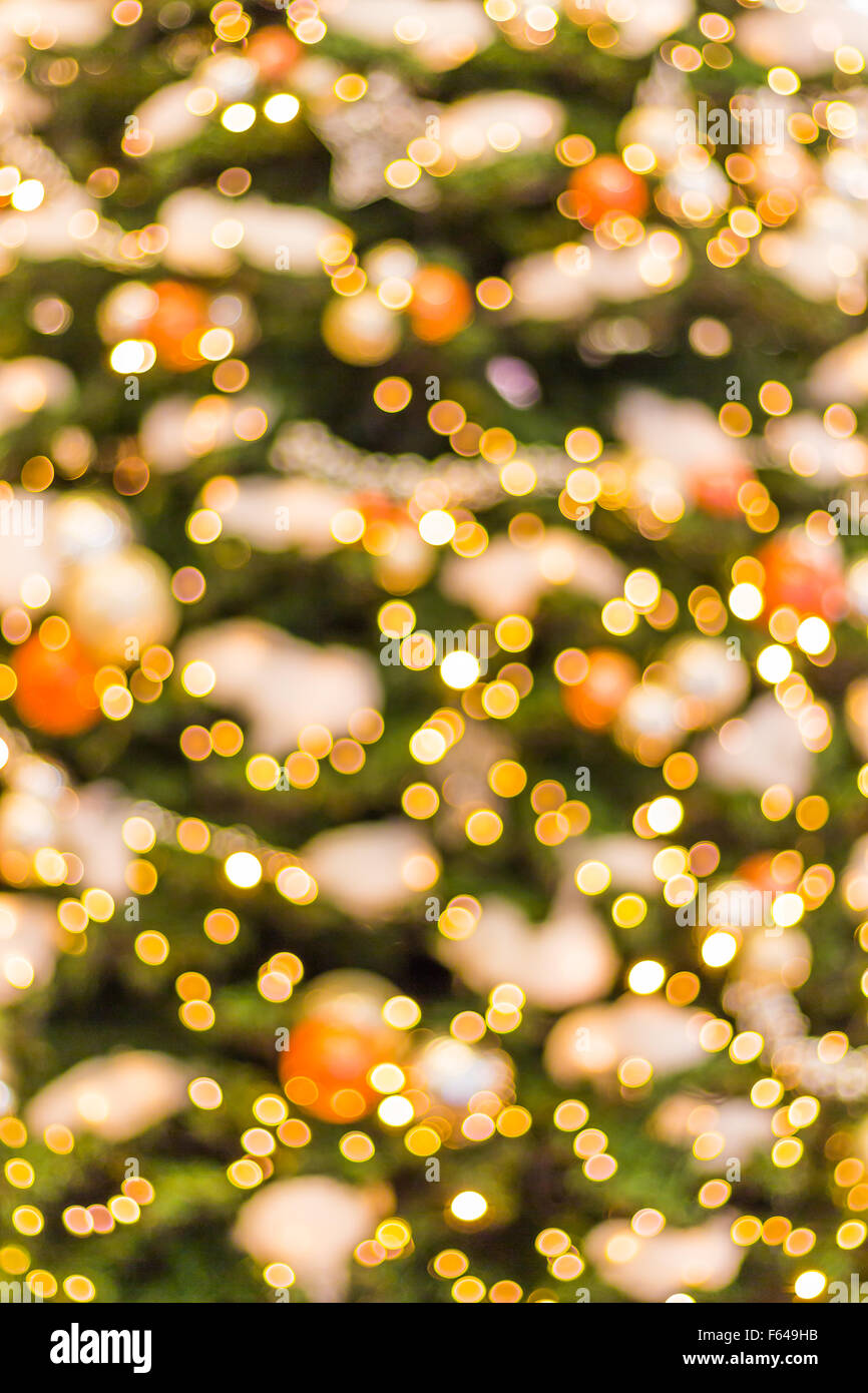 abstract christmas background with defocused lights Stock Photo - Alamy
