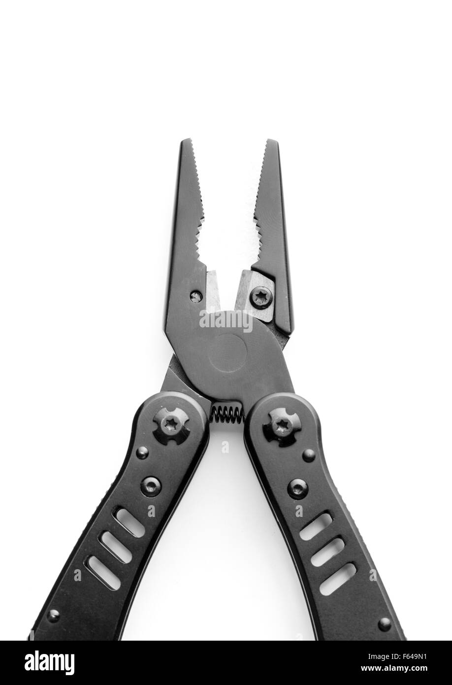 Pliers - The manual industrial tool. On white Stock Photo - Alamy
