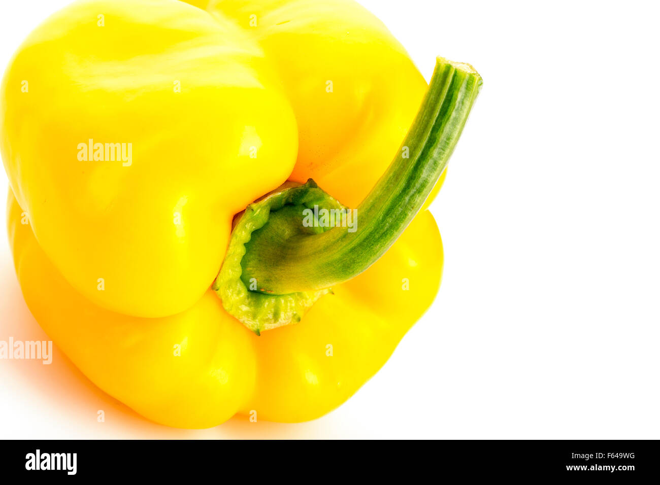 Isolated fresh yellow pepper hi-res stock photography and images - Alamy
