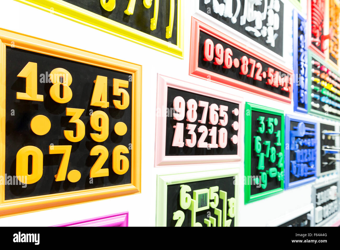 Number plate collage hi-res stock photography and images - Alamy