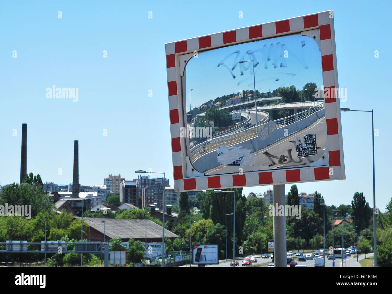 Traffic mirror hi-res stock photography and images - Alamy
