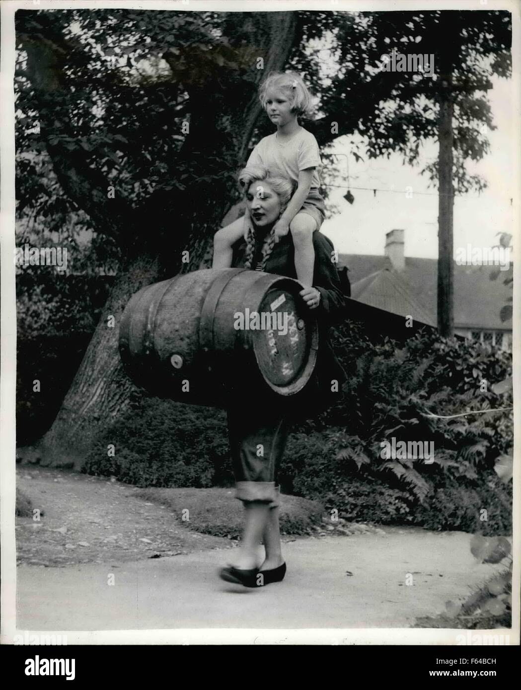 1953 - Brawny Beauty 21-Year old strong girl ALICE PENFOLD, of the ...