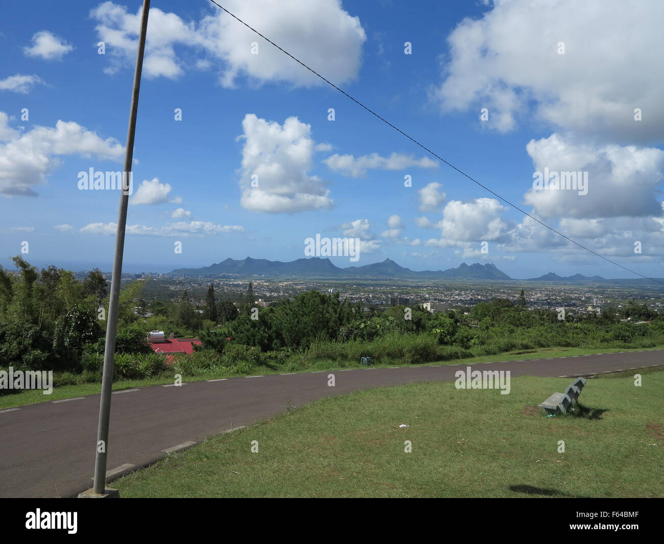 highway in Mauritius Africa Stock Photo - Alamy