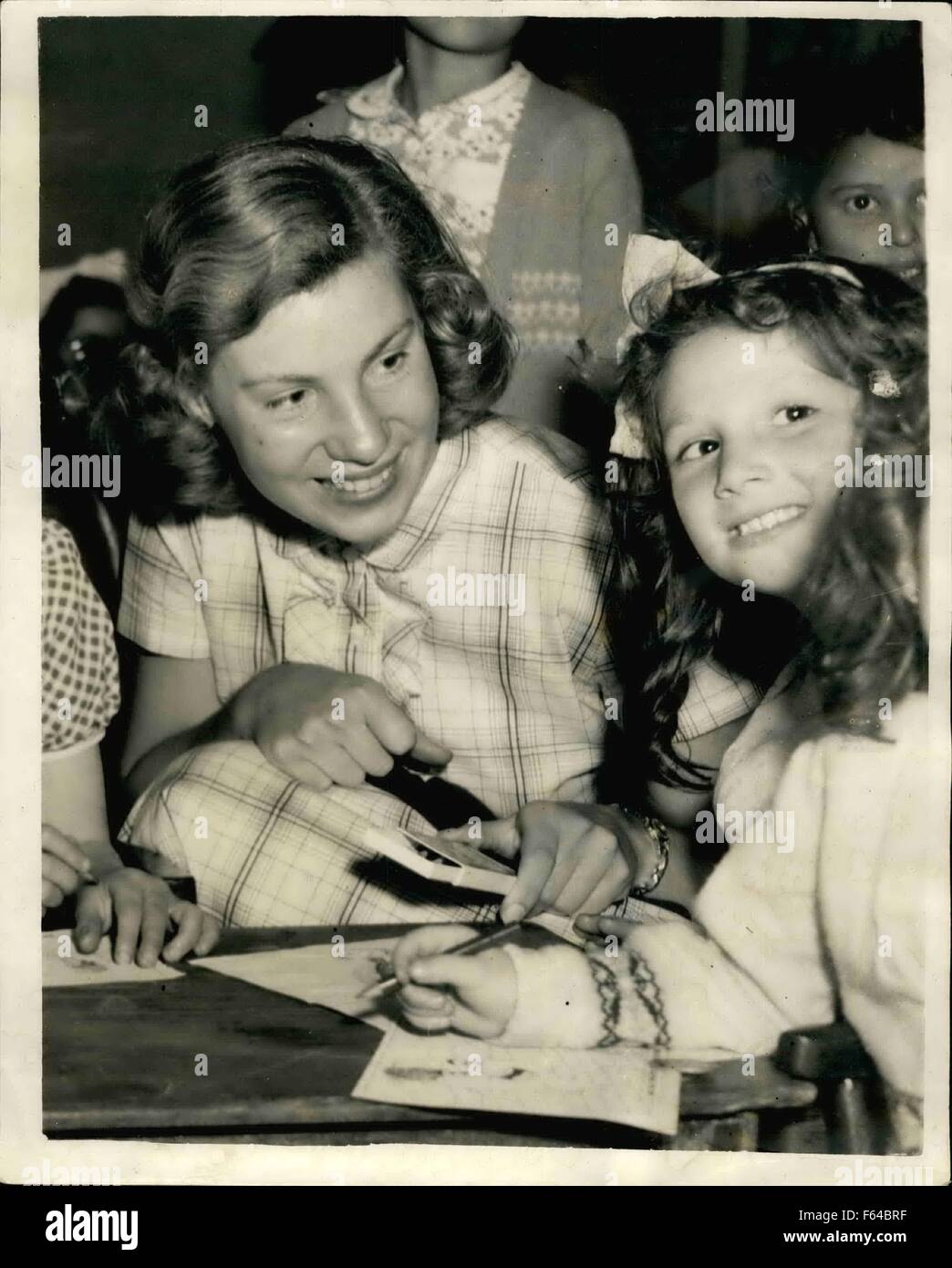 1947 - Ann Rockefeller of a U.S. millionaire of the children is the ...