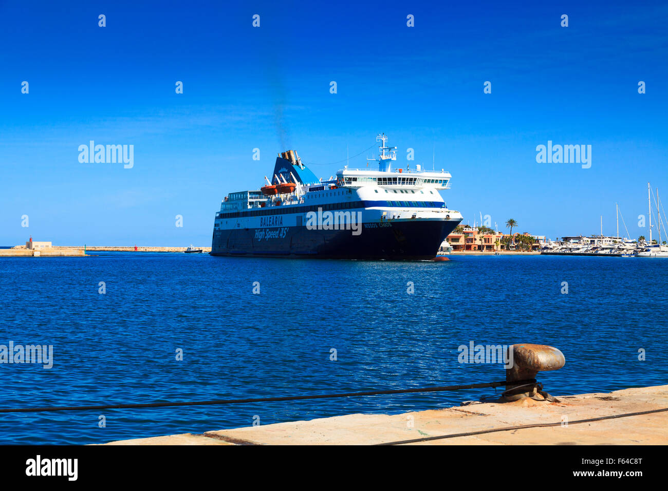 Ferry balearia in harbour hi-res stock photography and images - Alamy