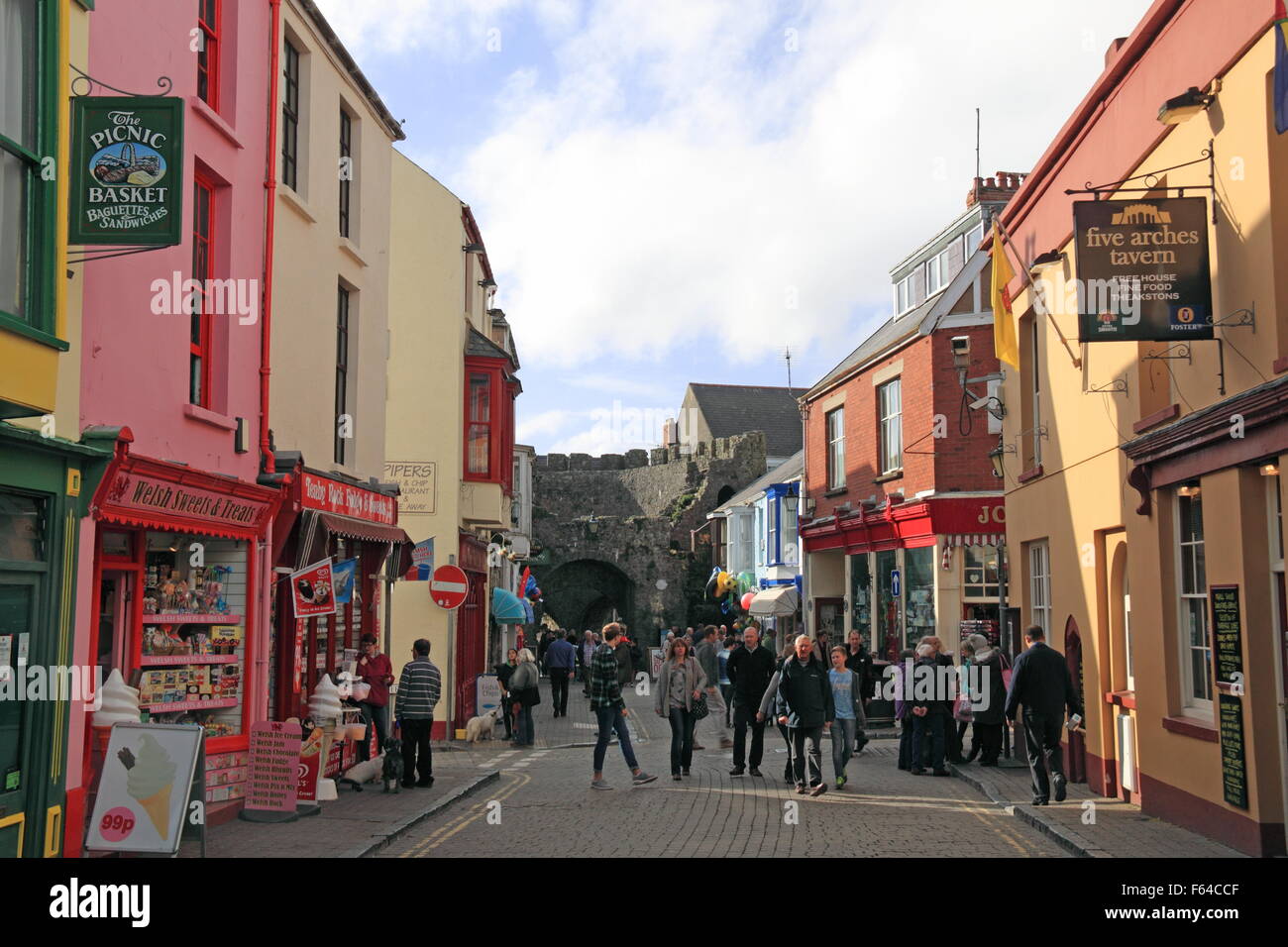 Five Arches Tavern, St George's Street, Tenby, Pembrokeshire, Dyfed ...