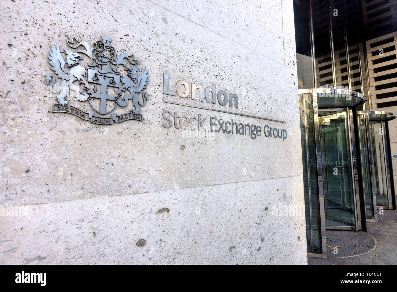 The London stock exchange city of London financial district Stock Photo ...
