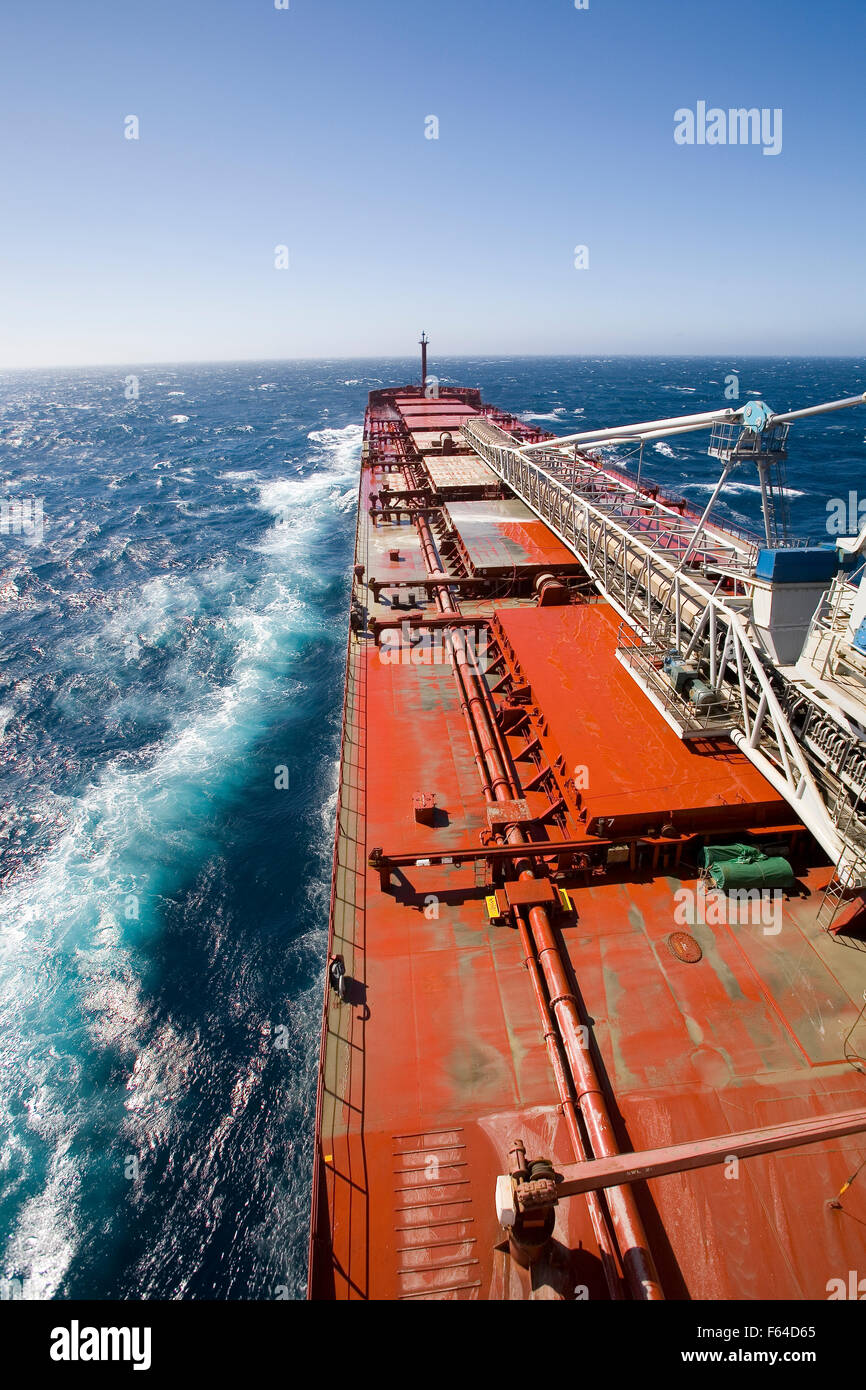 at sea on a freighter Stock Photo - Alamy