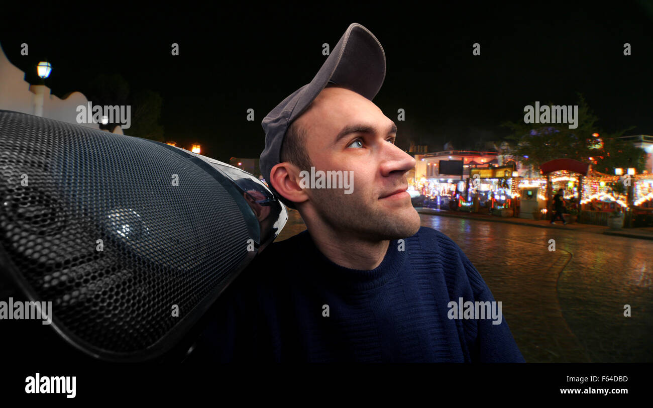 Boom box shoulder hi-res stock photography and images - Alamy
