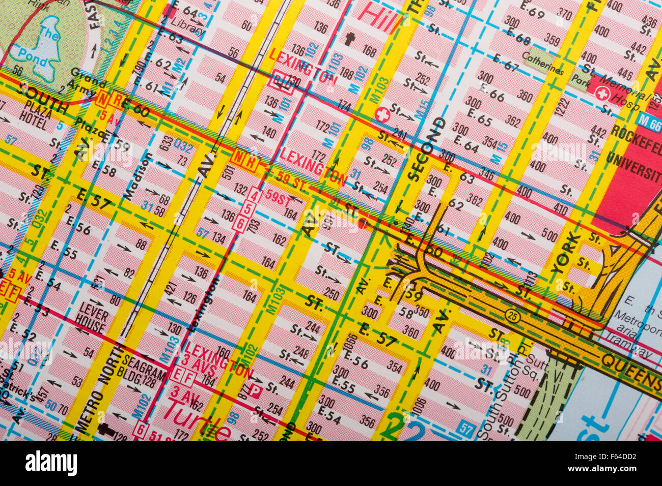 tourist street map Stock Photo - Alamy