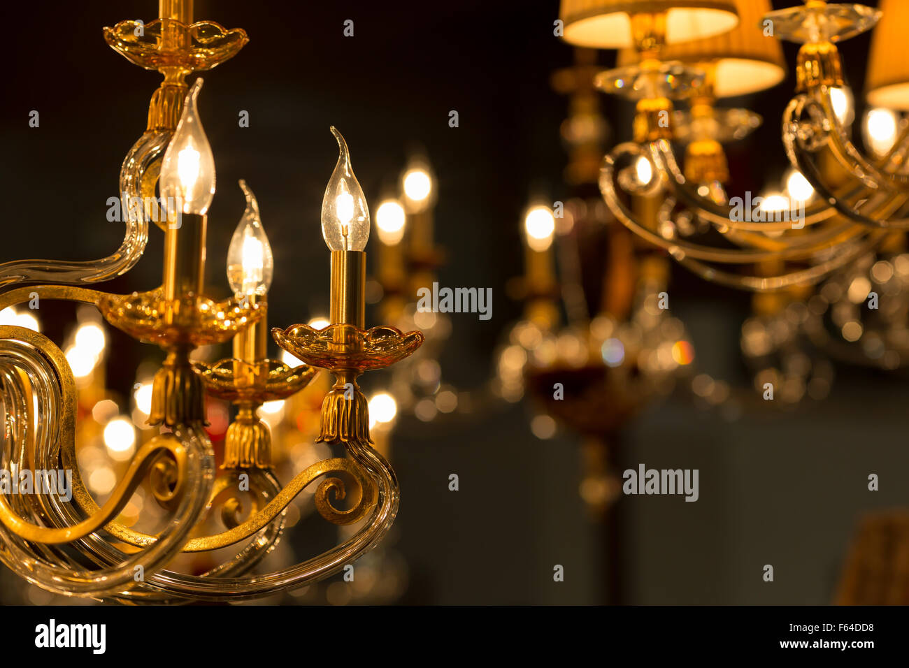 Modern luxury luster close up Stock Photo - Alamy