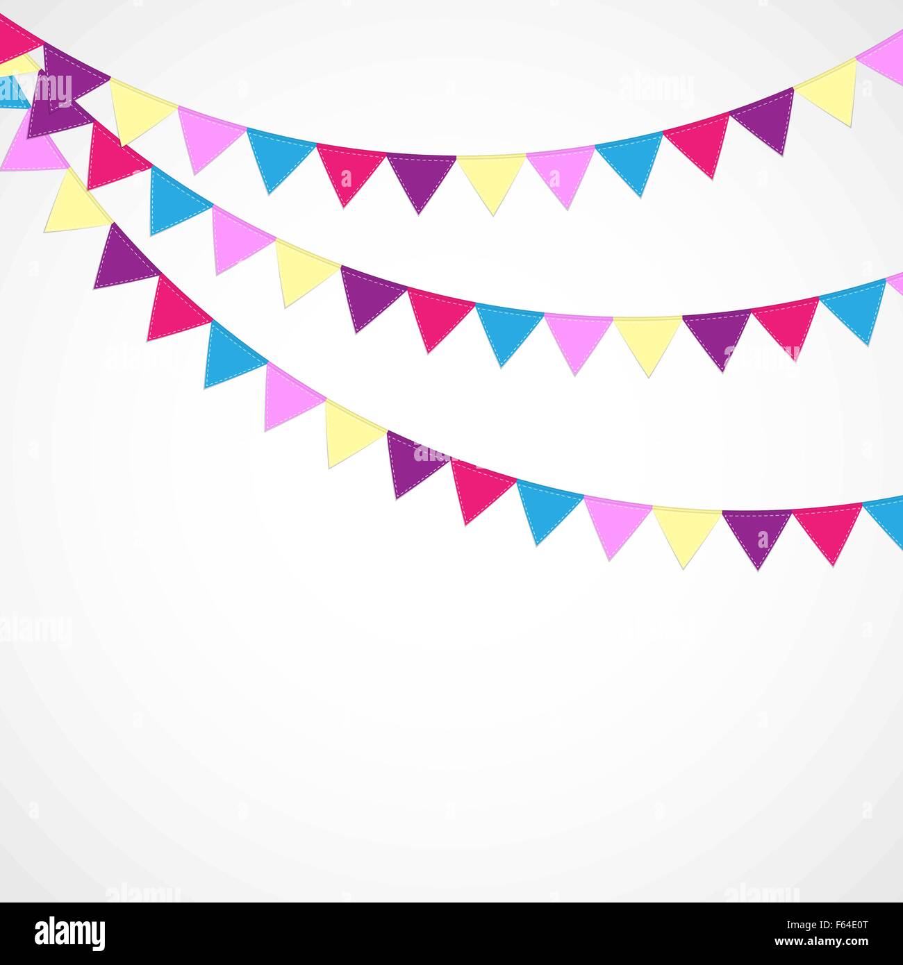 Party Background with Flags Vector Illustration Stock Vector Image ...
