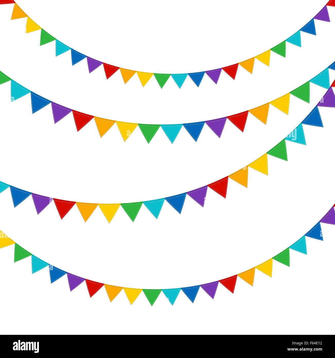 Party Background with Flags Vector Illustration Stock Vector Image ...