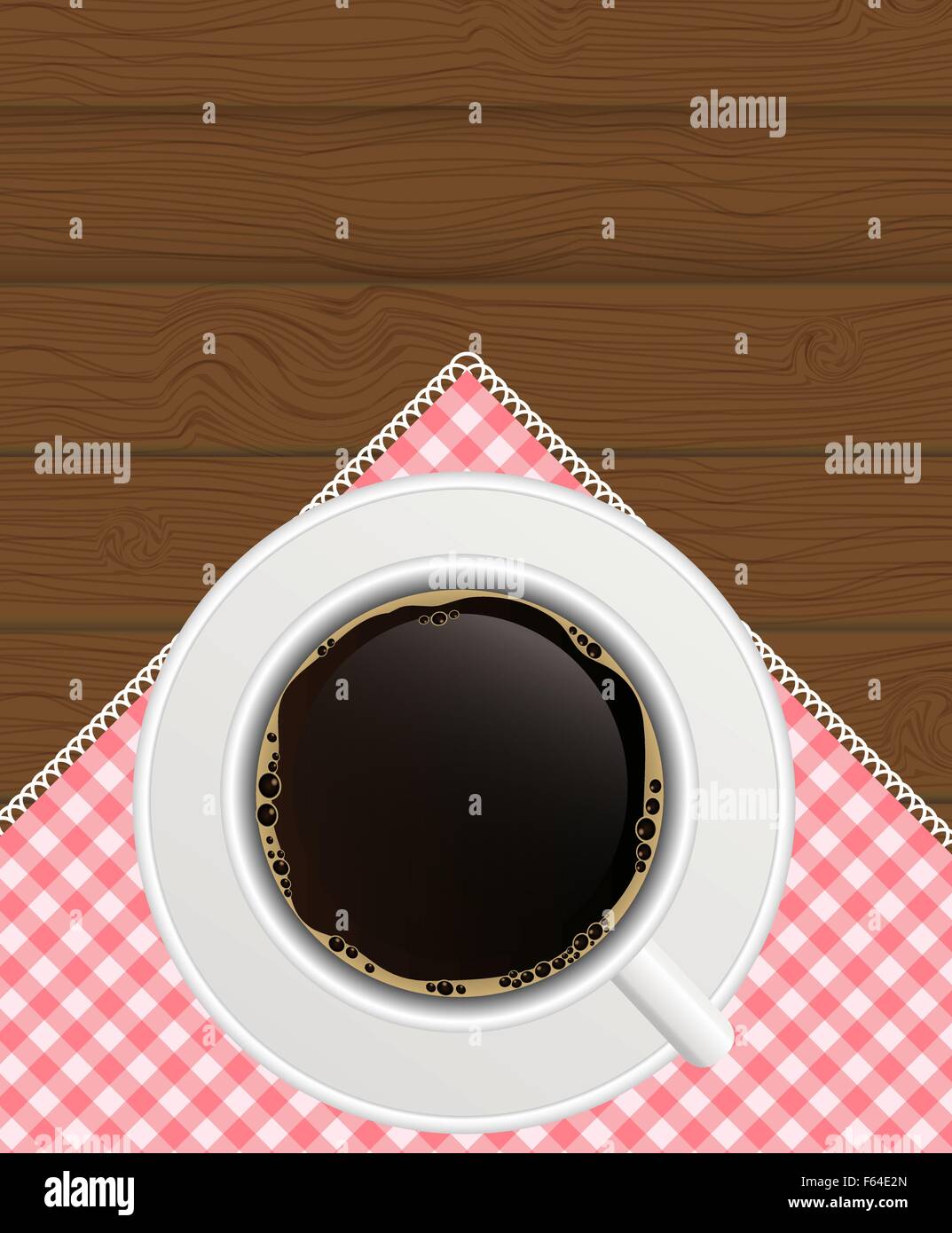 Black Coffee Background. Photo-Realistic Vector Stock Vector Image ...