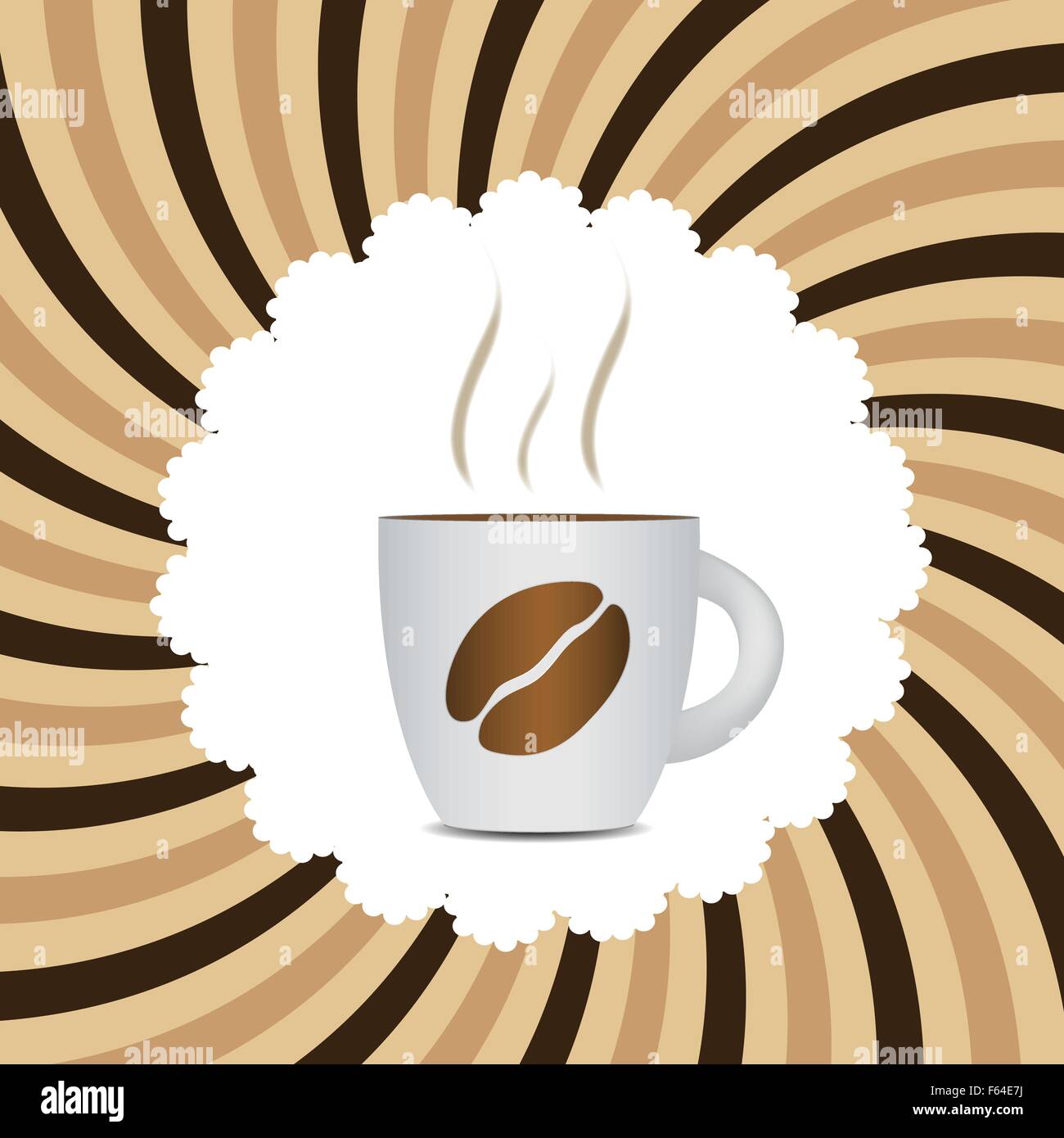 Coffee Template Background Vector Illustration Stock Vector Image & Art ...