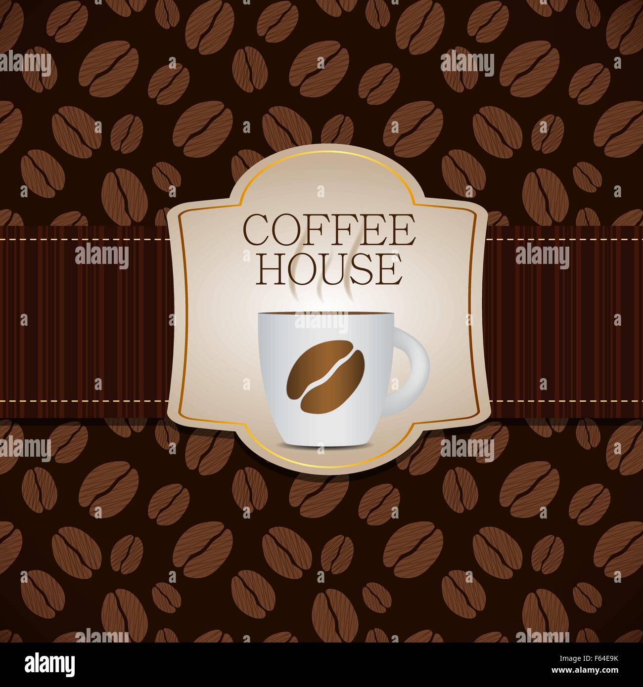 Coffee Template Background Vector Illustration Stock Vector Image & Art ...