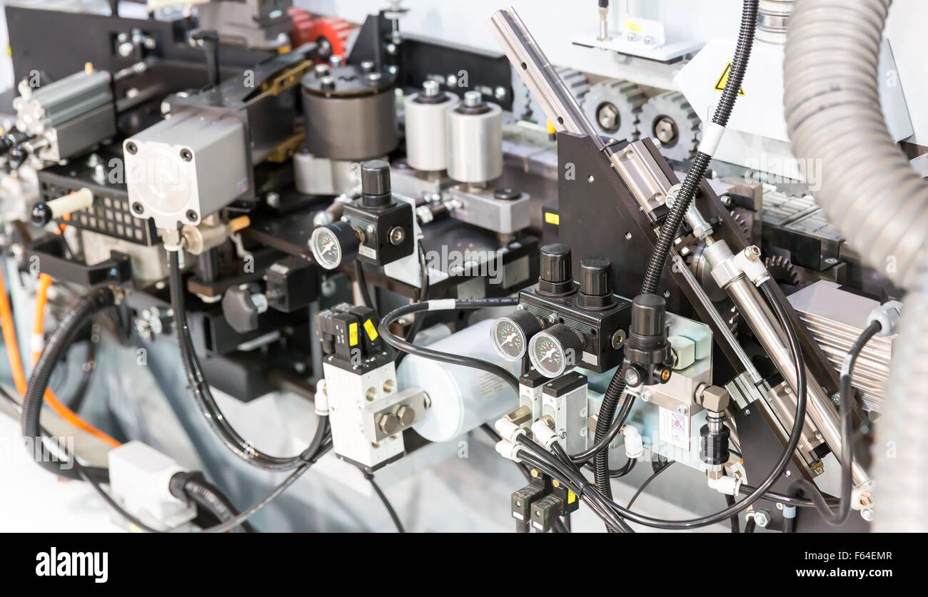 Some machinery. Close up view Stock Photo - Alamy