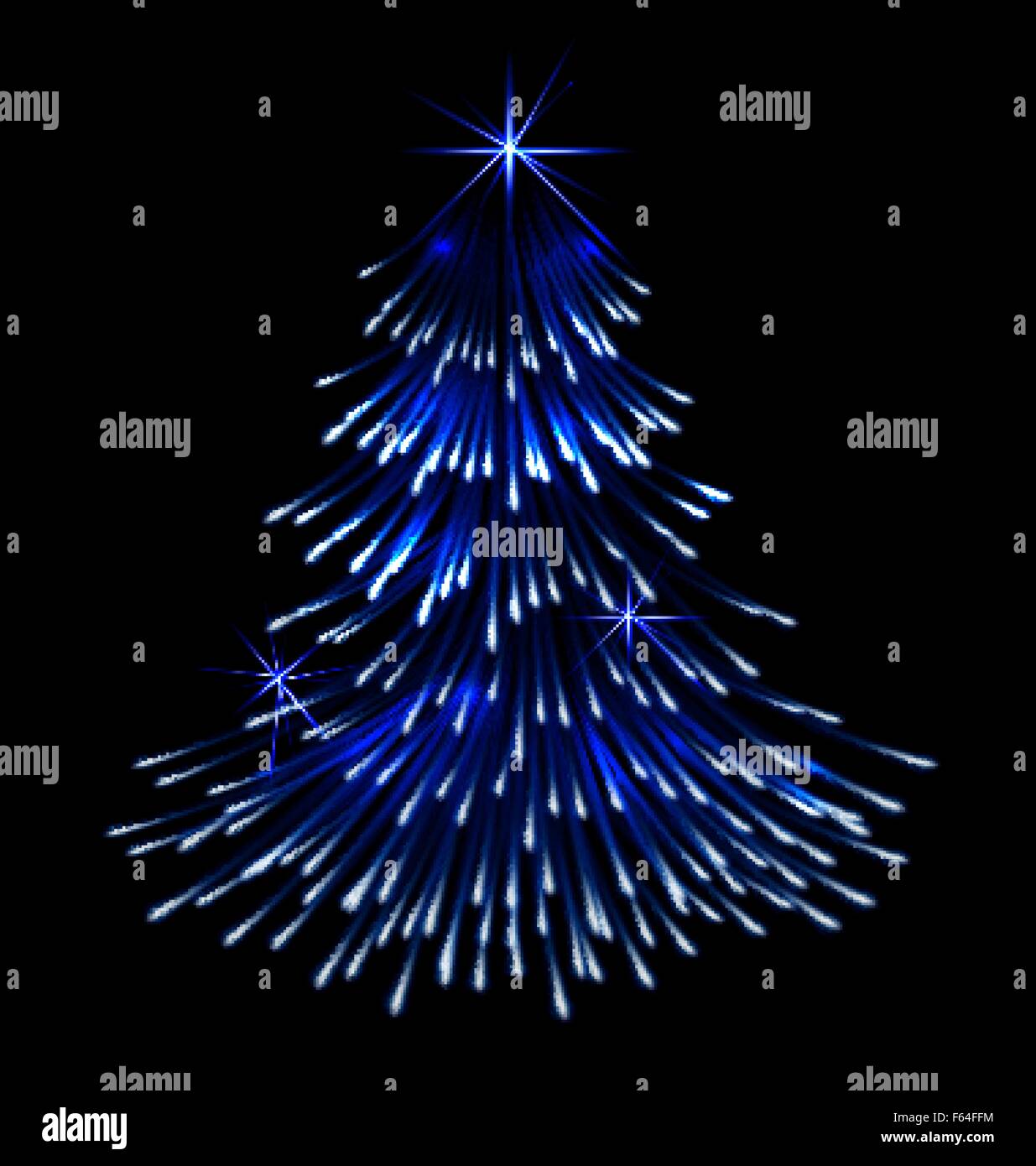 Blue spruce tree new Stock Vector Images - Alamy