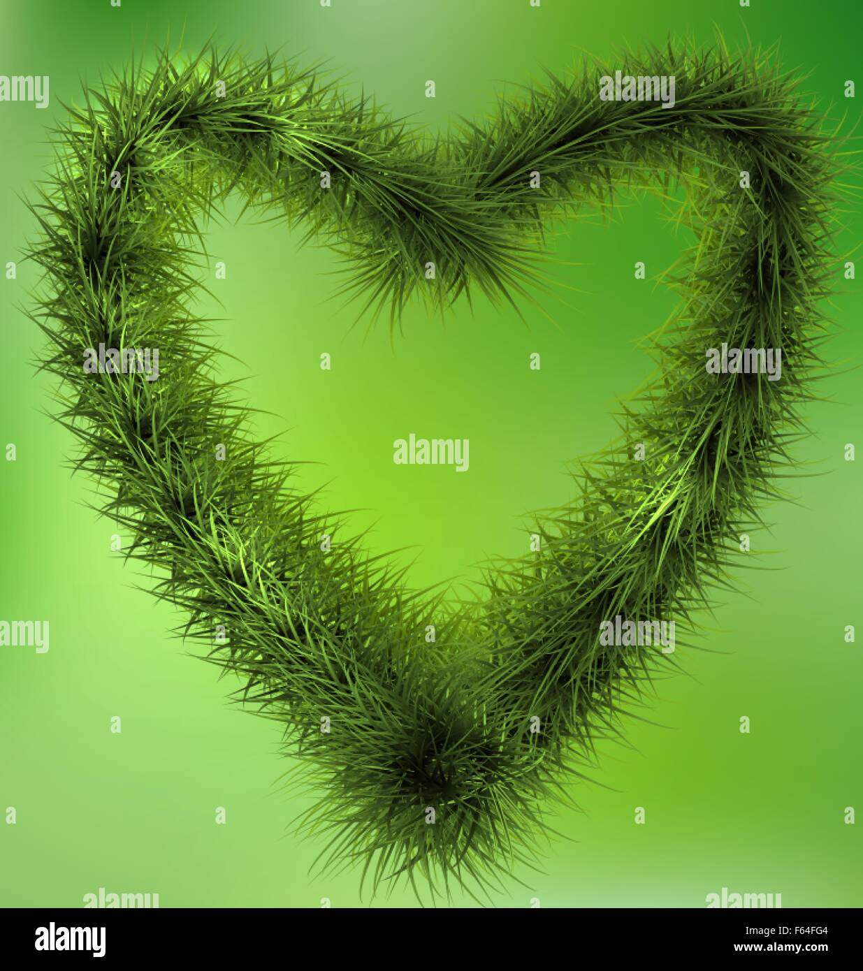 Bushy border Stock Vector Images - Alamy