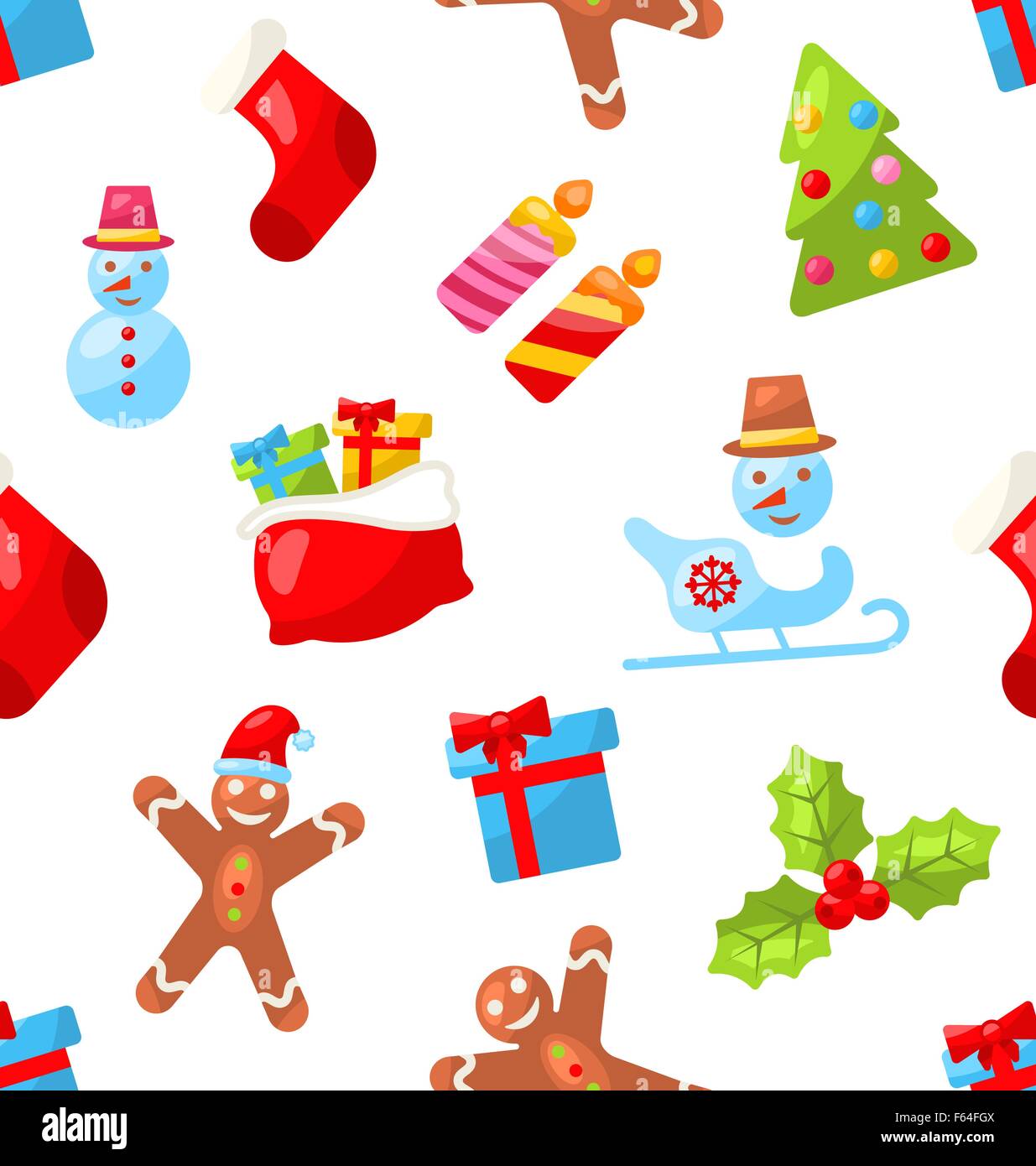 Seamless gingerbread snowflake cookie Stock Vector Images - Alamy