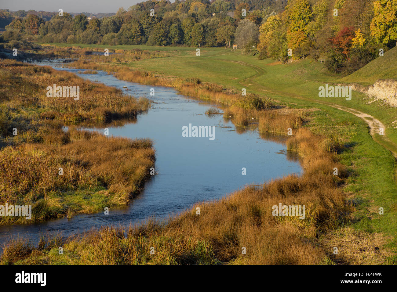 Musa river in Bauska, Latvia Stock Photo - Alamy