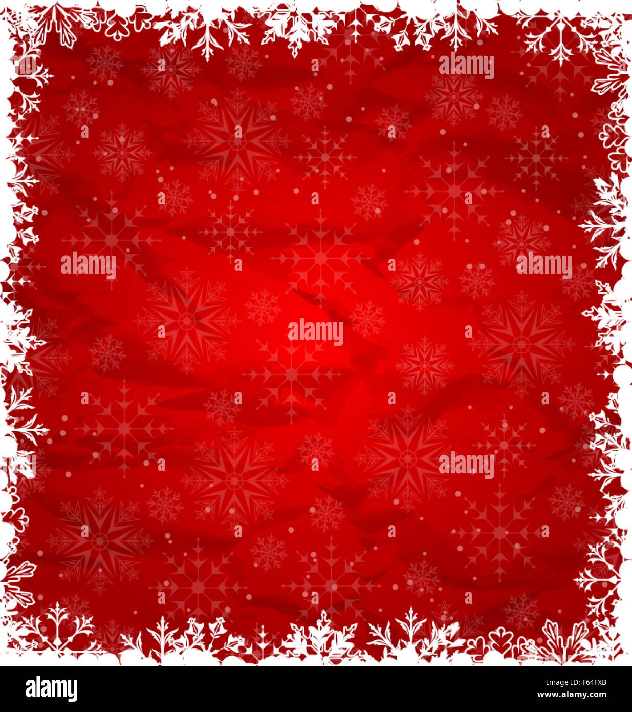 Frame made paper christmas Stock Vector Images - Alamy