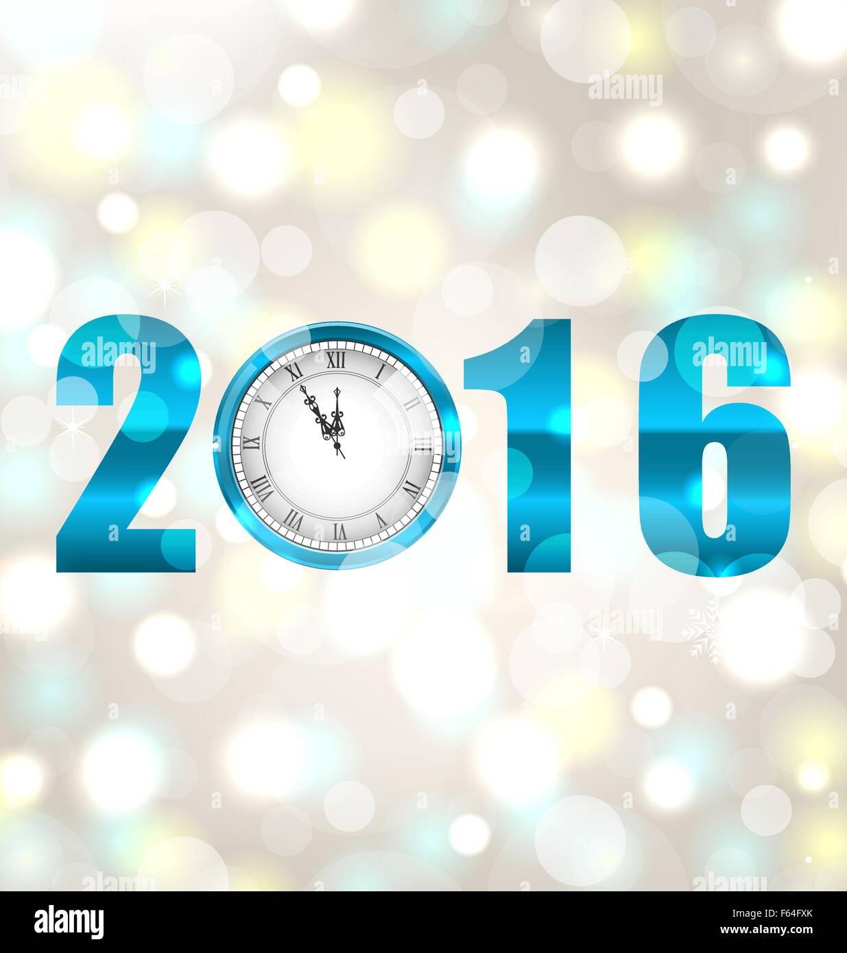 Happy New Year 2016 Stock Vector Image & Art - Alamy