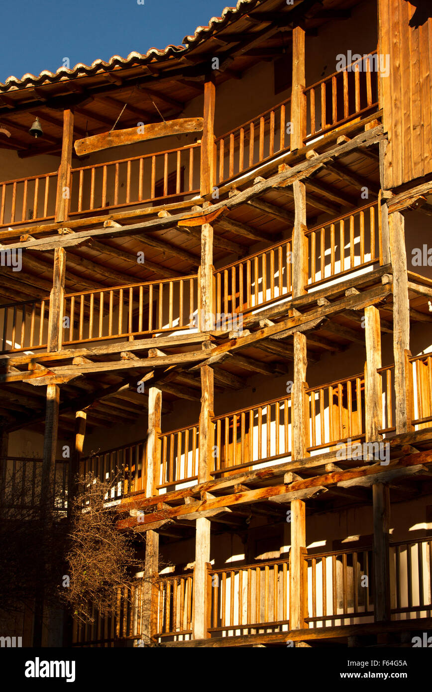 Greek Orthodox monk cells in the monastery of Vissarion (or Monastery ...