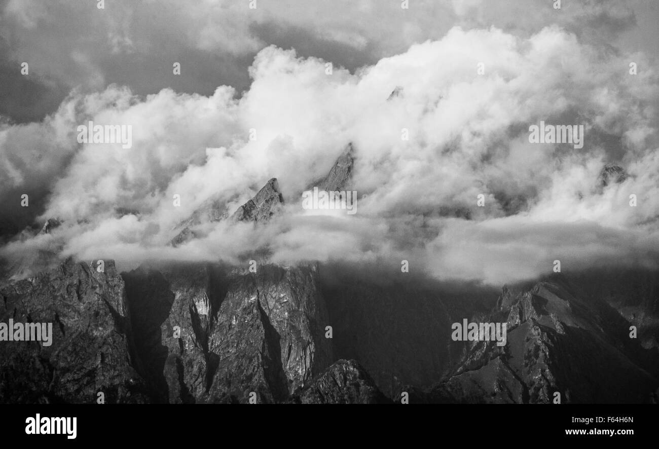 Picturesque alps Black and White Stock Photos & Images - Alamy