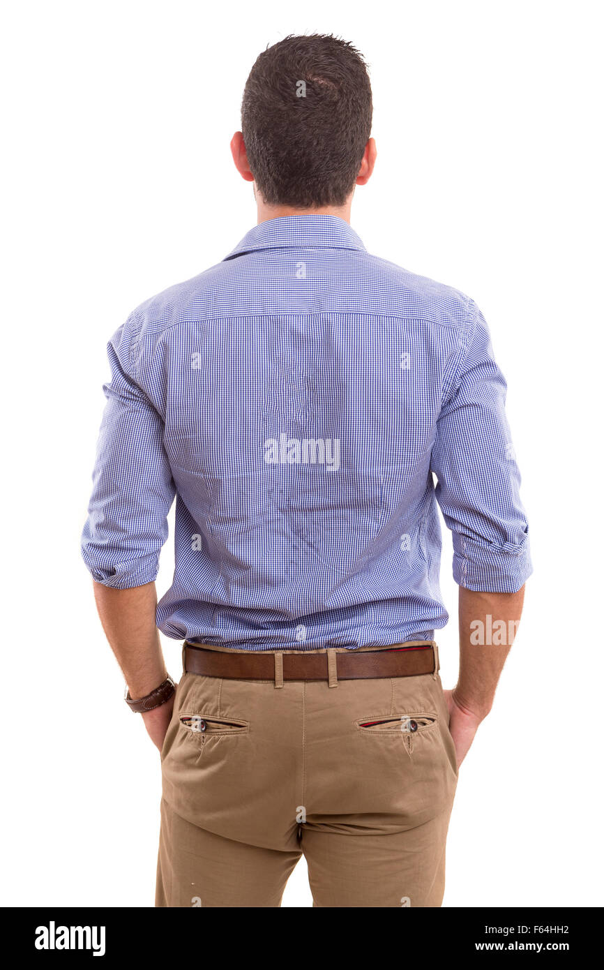 Young Man Back Turned Camera High Resolution Stock Photography and ...