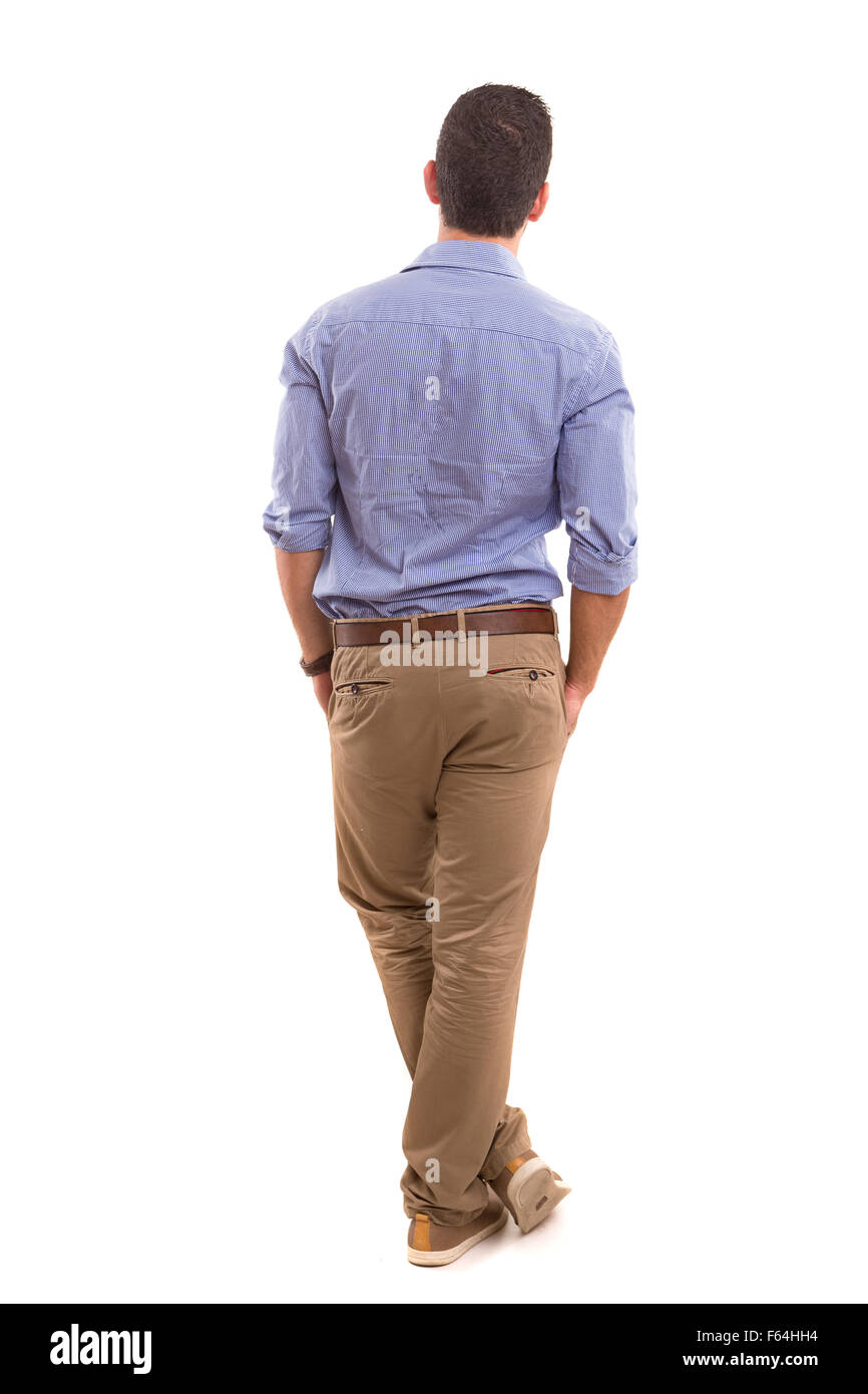 Young Man Back Turned Camera High Resolution Stock Photography and ...