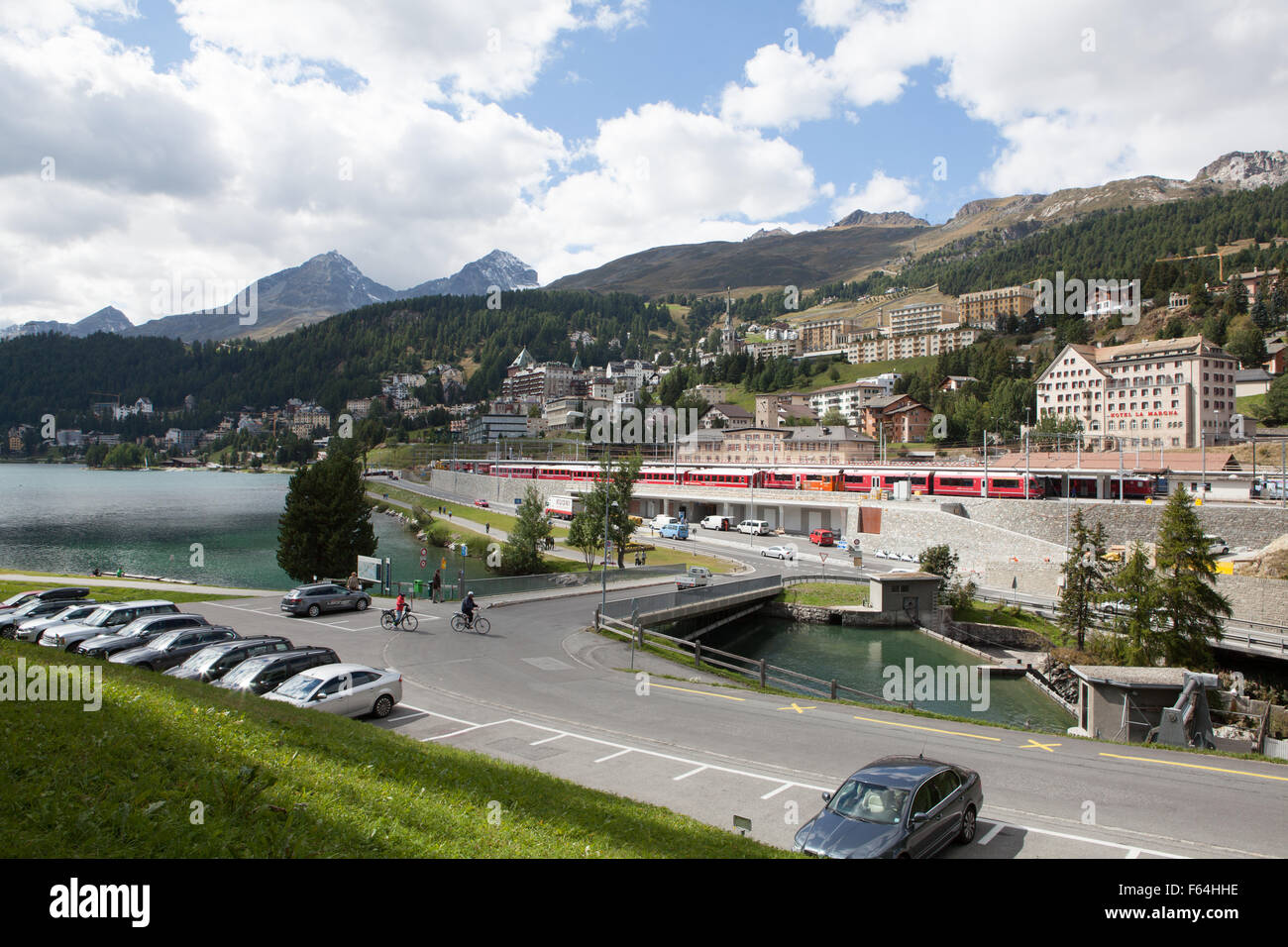 St Moritz, Switzerland Stock Photo - Alamy