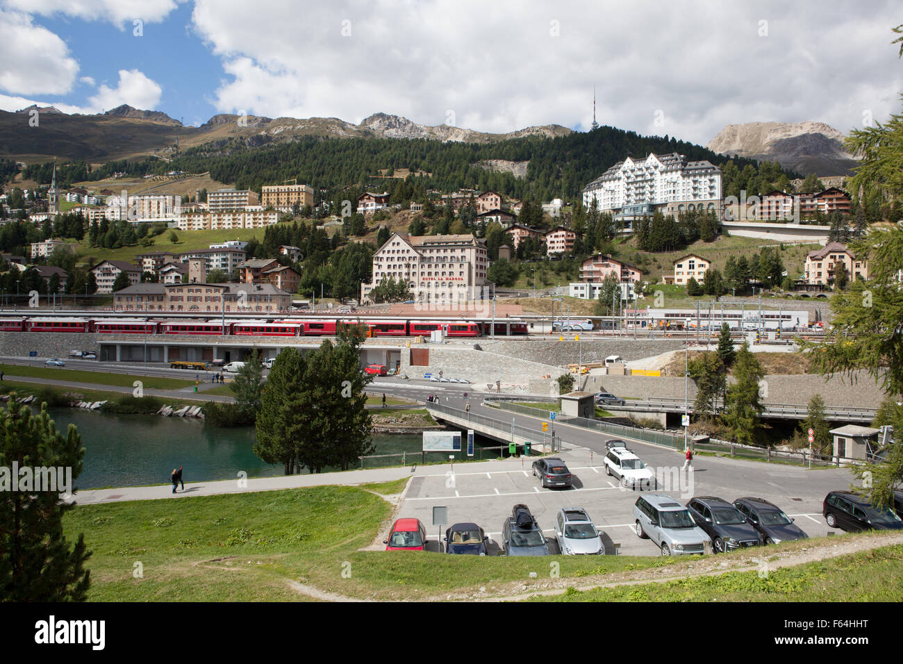 St Moritz, Switzerland Stock Photo - Alamy