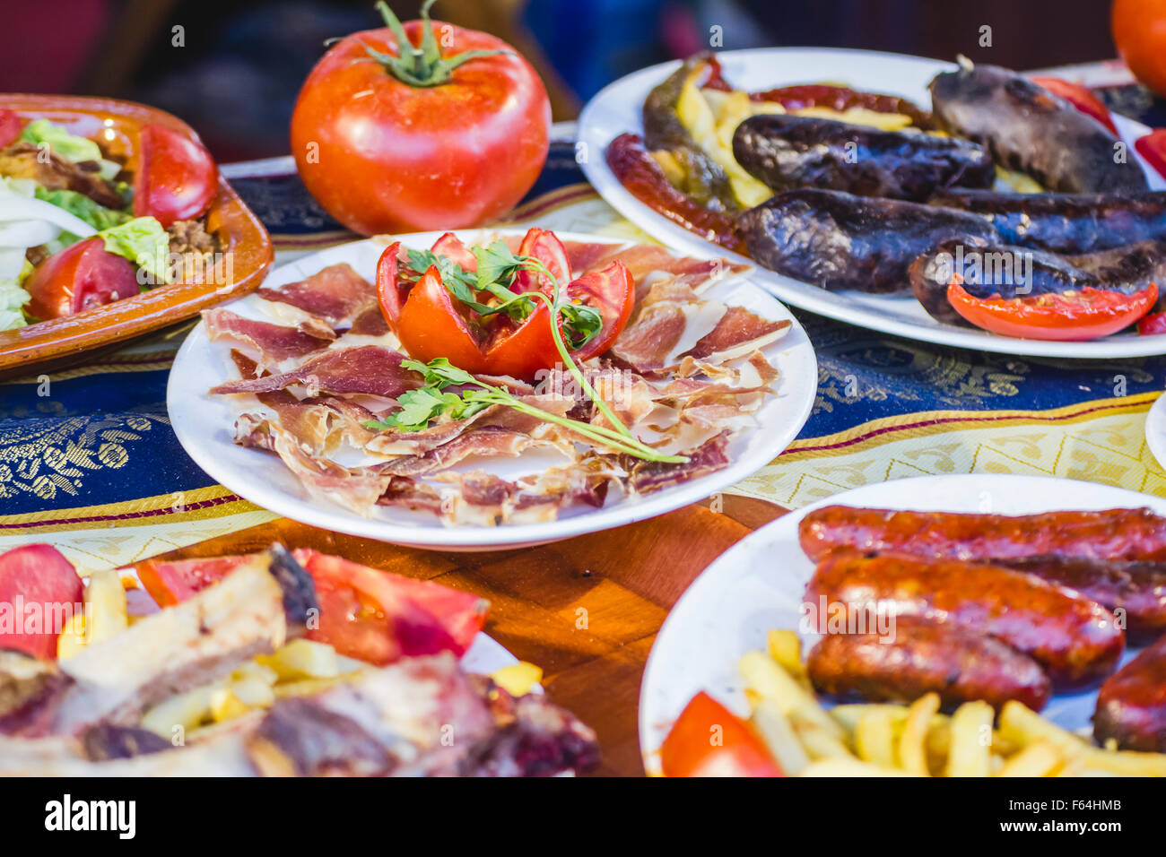 Collage spain cuisine hi-res stock photography and images - Alamy