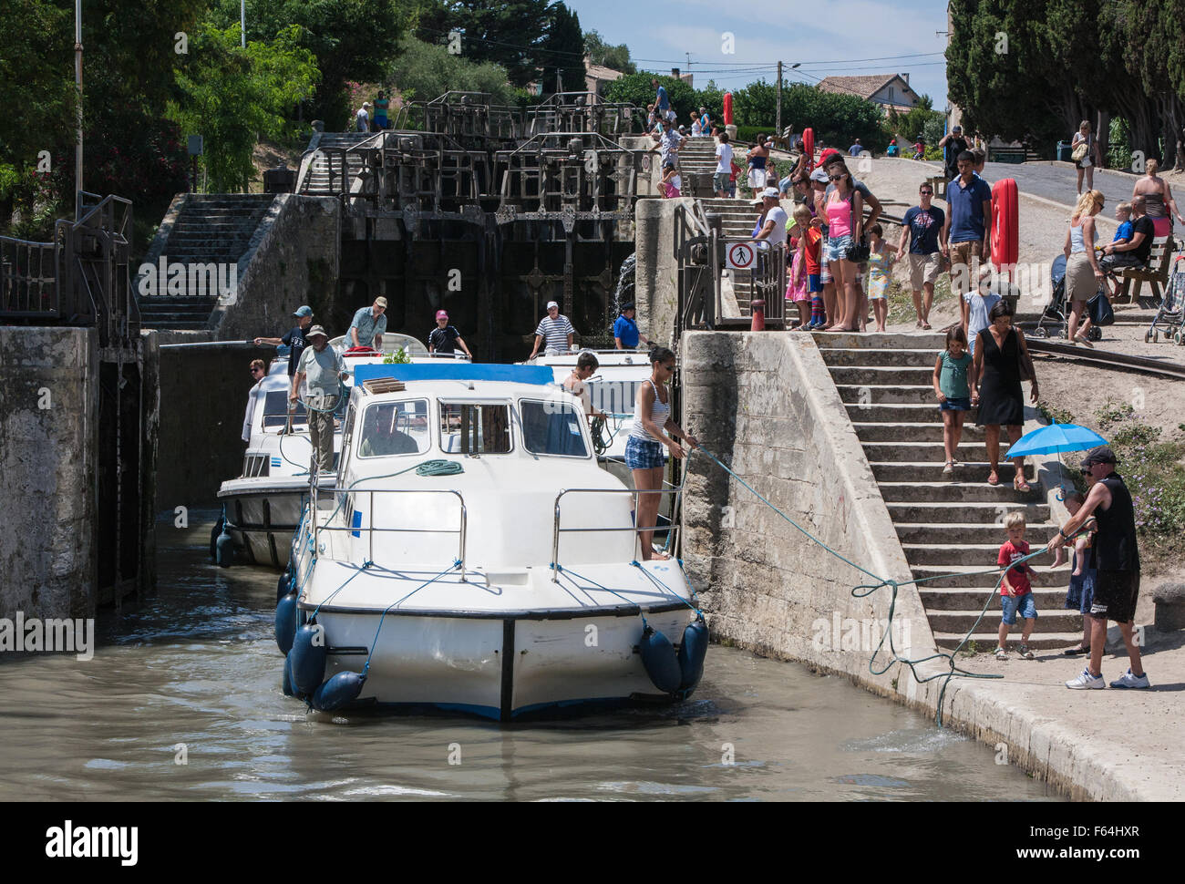 Map of the canal du midi hi-res stock photography and images - Alamy